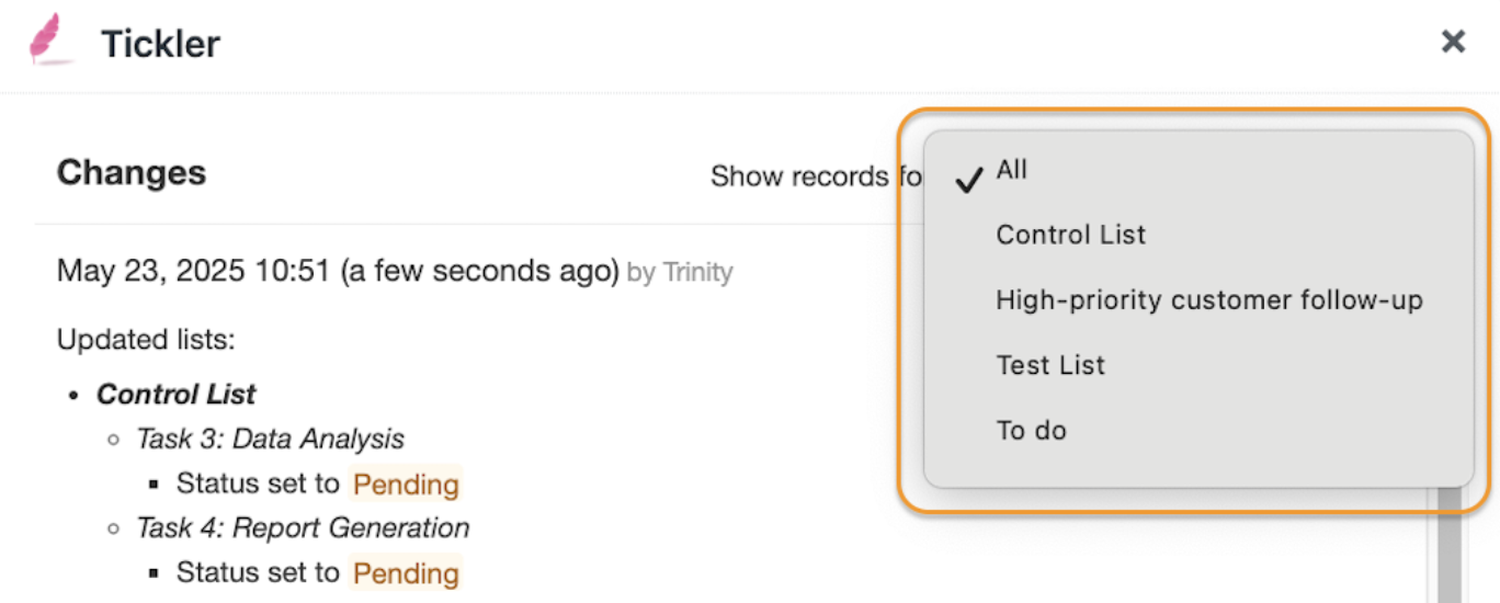 Tickler for Zendesk: How to track checklist activity – Support Centre ...